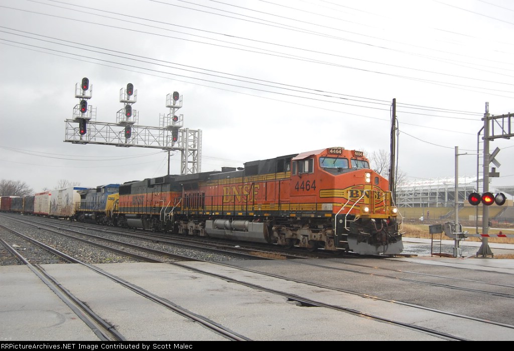 BNSF 4464, 339 & CSX 7871